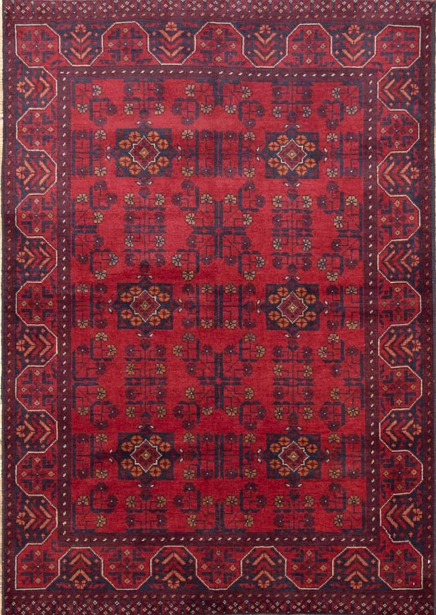 Wool 4x6 Rug | Shop Red Tribal 4x6 Oriental Rug At Beautiful Rugs